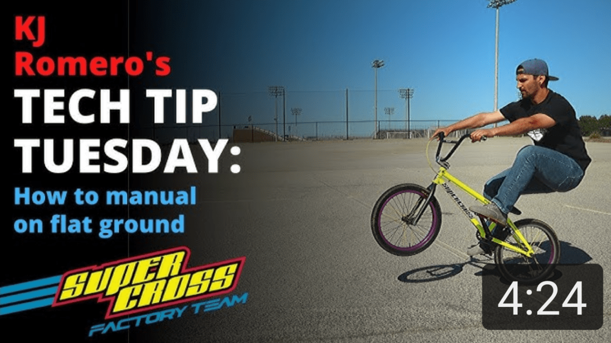 Tech Tip Tuesday: How to manual your BMX bike – BMX Oregon