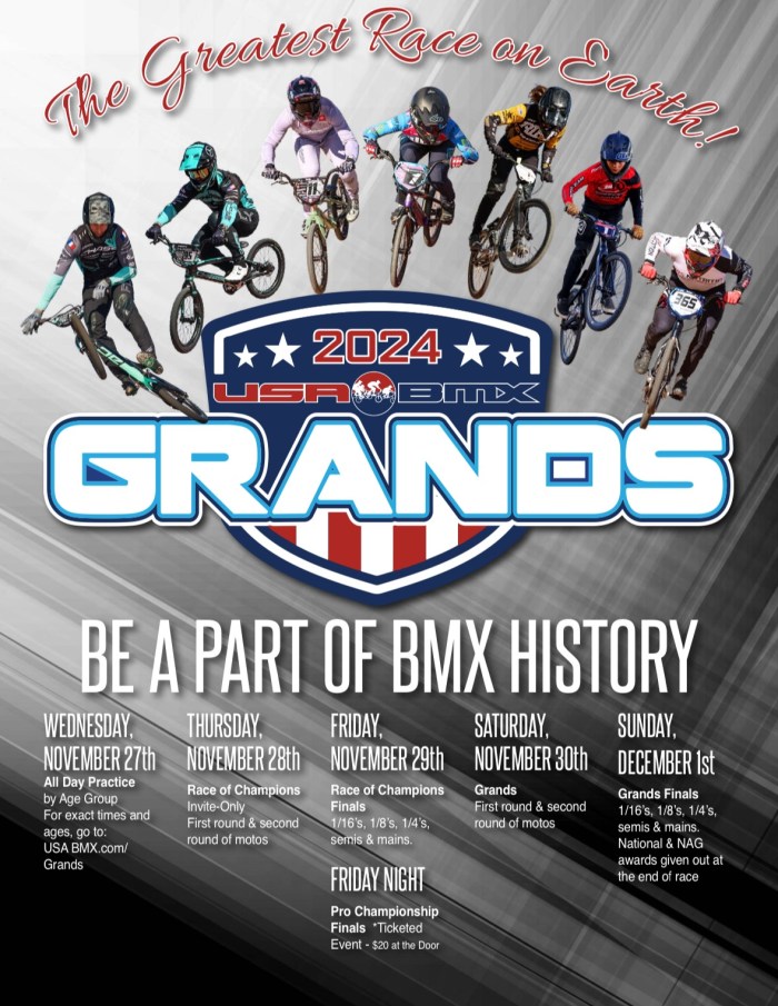 USA BMX: 2024 Grands / ROC / Pro Championship Finals – BMX Oregon
