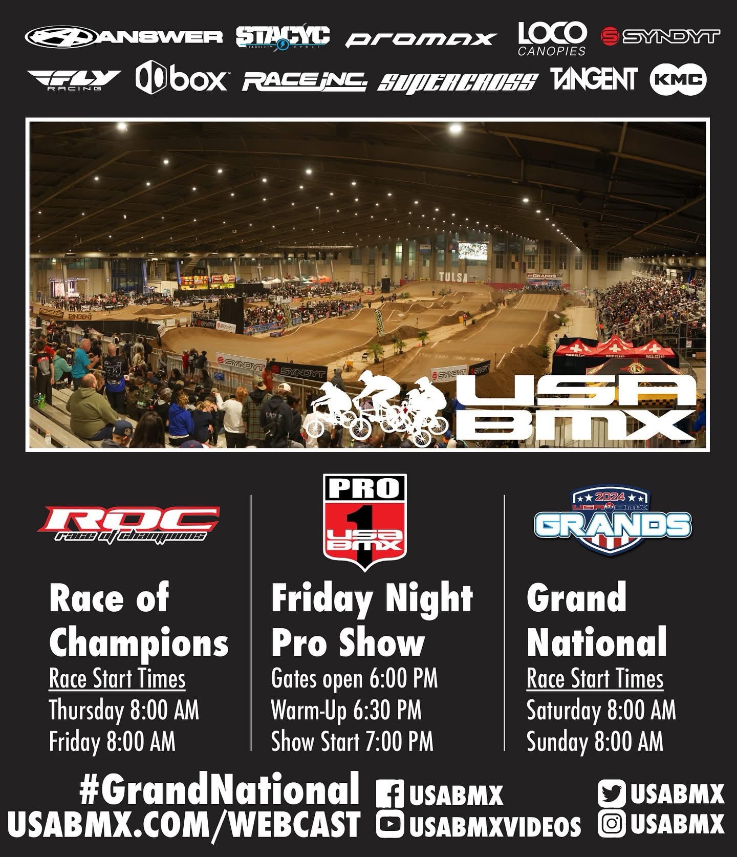 USA BMX: 2024 Grands / ROC / Pro Championship Finals – BMX Oregon