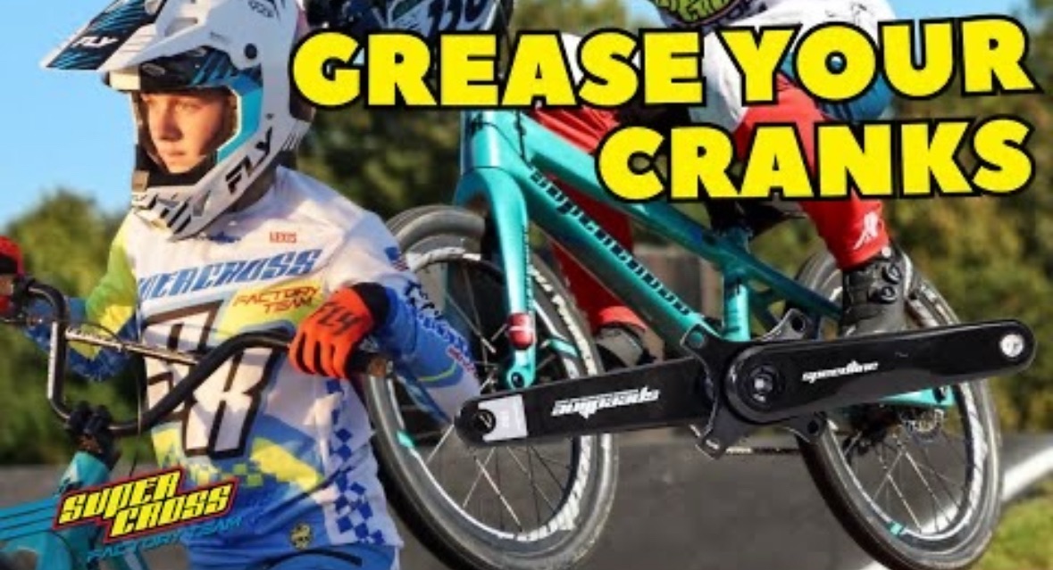 Supercross BMX: How to clean and re-grease your BMX Bikes Cranks! You ...